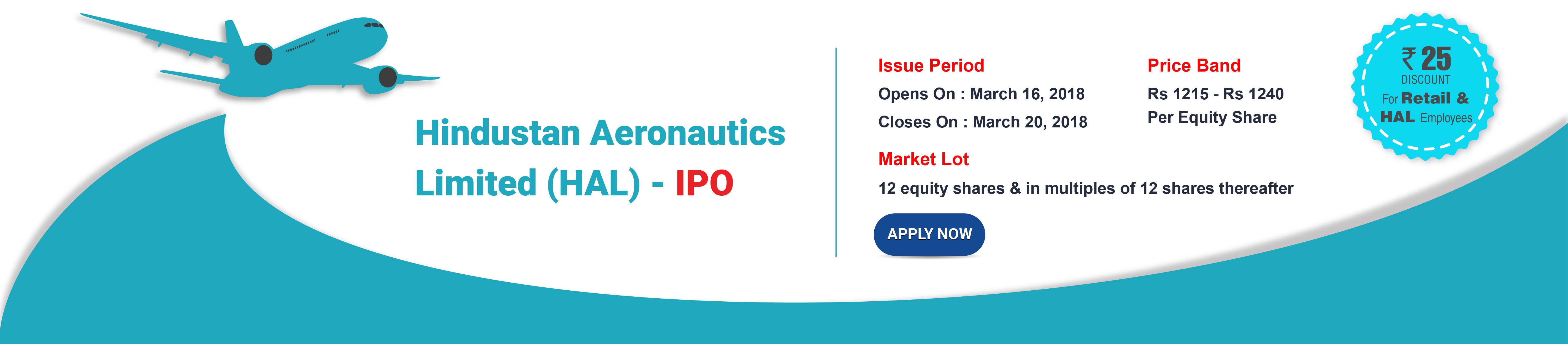 Hindustan Aeronautics Ltd IPO - Date, Price Band, Prospectus, Allotment ...